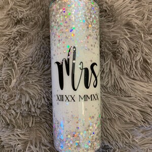 Mrs. Epoxy Tumbler | Bride-to-be Epoxy Tumbler | Newly-wed Tumbler ...