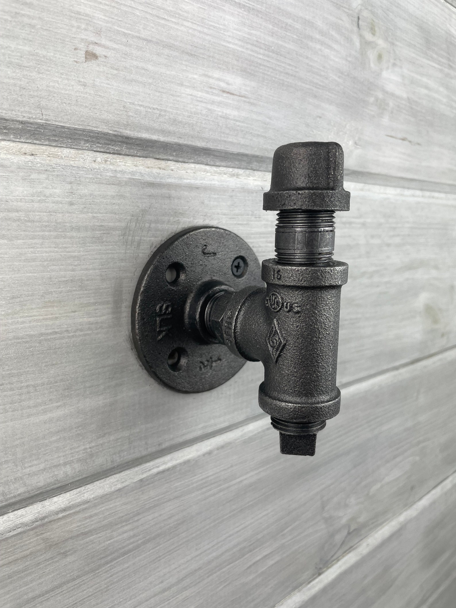 Industrial Hook Industrial Pipe Hook Wall Hook Metal Pipe - Etsy