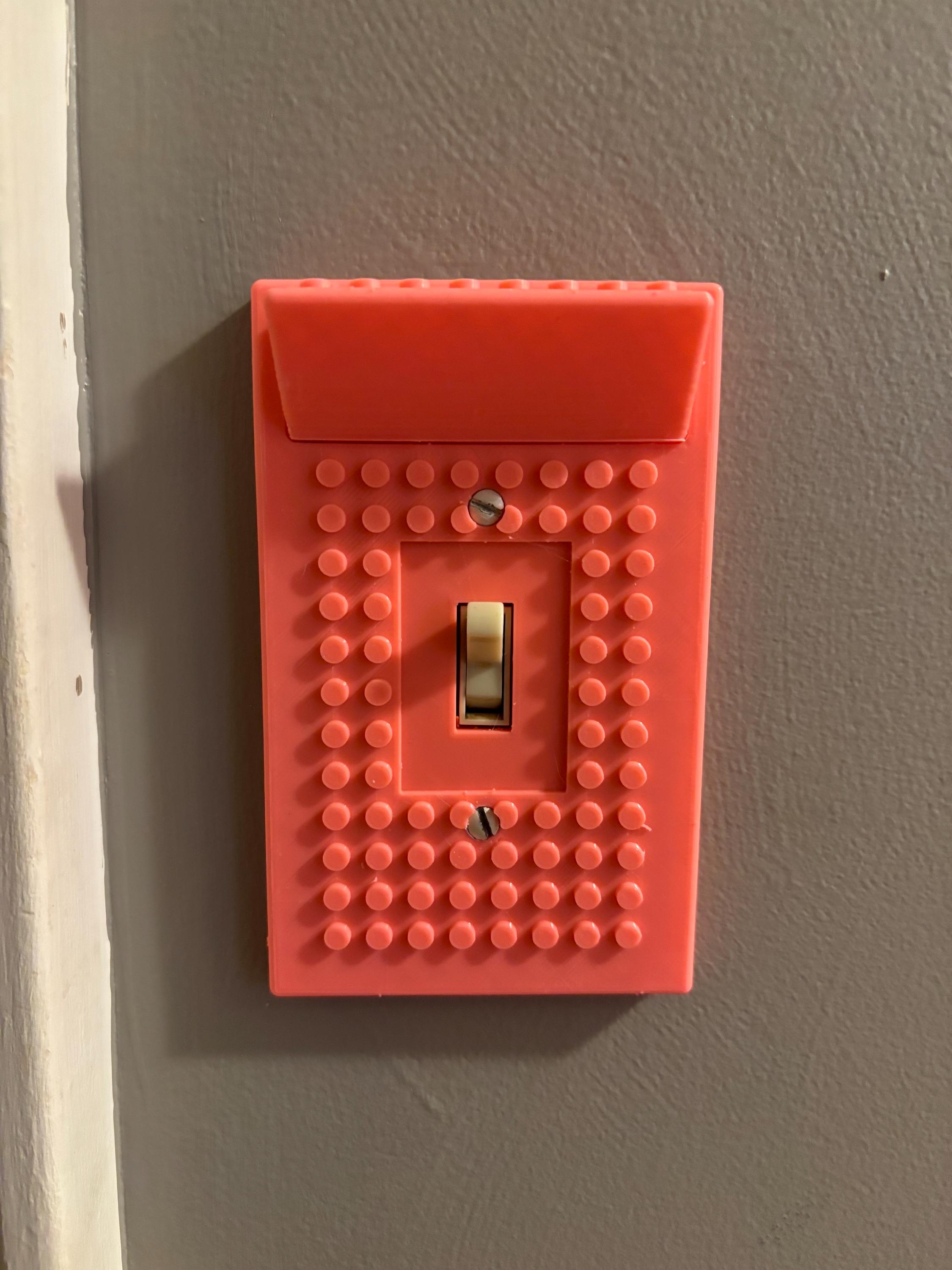 Brick Light Switch Plate Cover Lego-compatible - Etsy