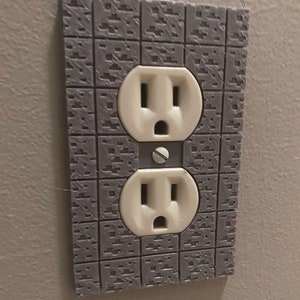 Minecraft-inspired Electrical Outlet Cover - Etsy