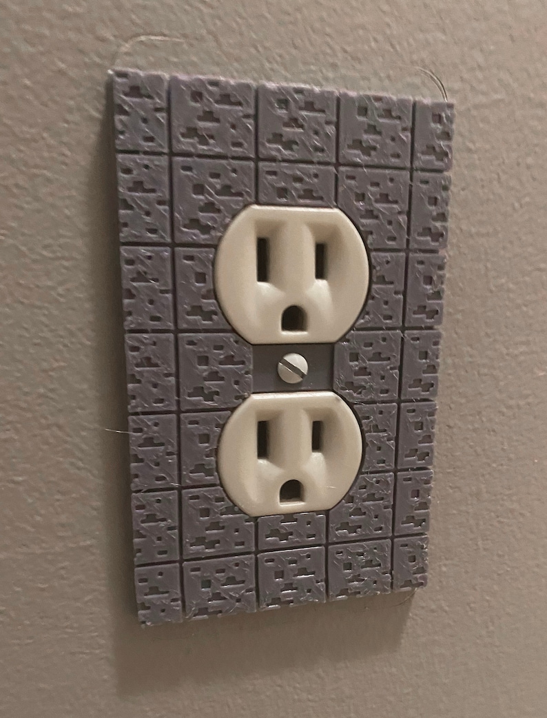 Minecraft-inspired Electrical Outlet Cover - Etsy