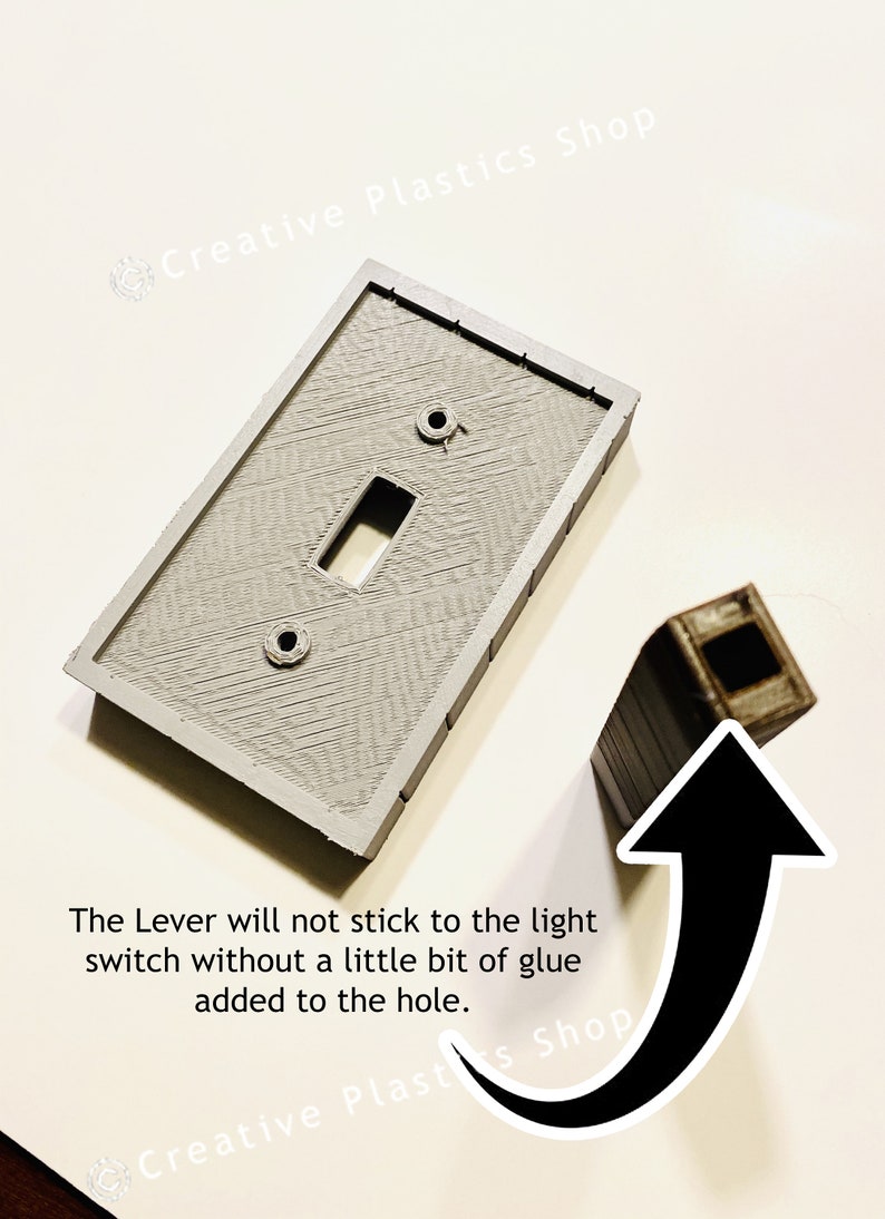 Minecraft-inspired Lever Triple Light Switch Plate - Etsy