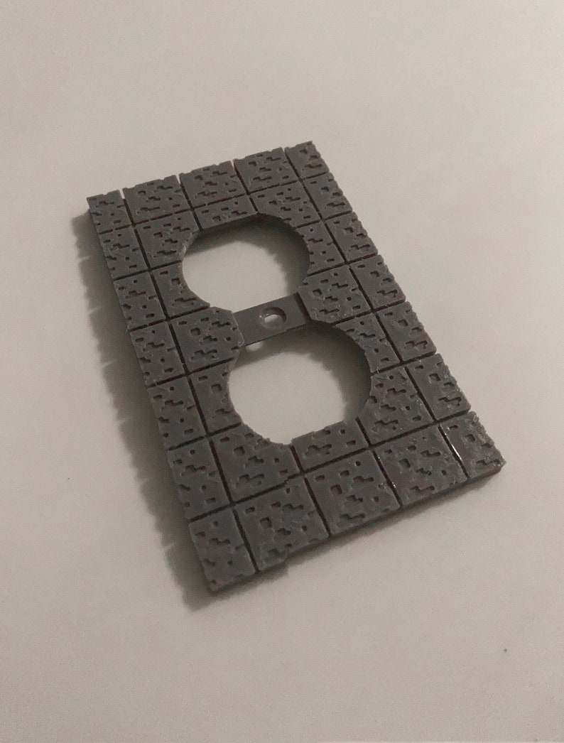Minecraft-inspired Electrical Outlet Cover - Etsy