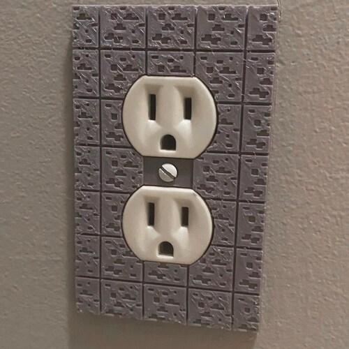 Minecraft-inspired Electrical Outlet Cover - Etsy