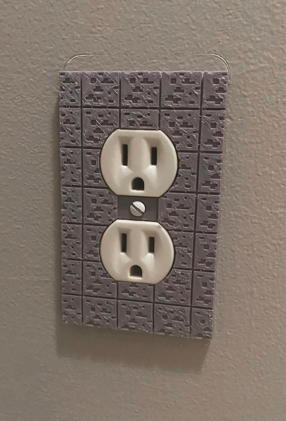 Minecraft-inspired Electrical Outlet Cover - Etsy