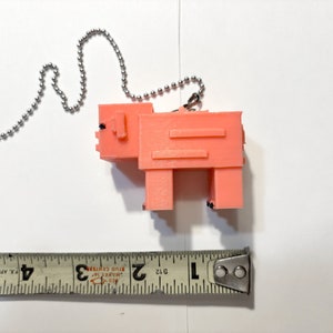 Minecraft-inspired Pig Fan Pull - Etsy