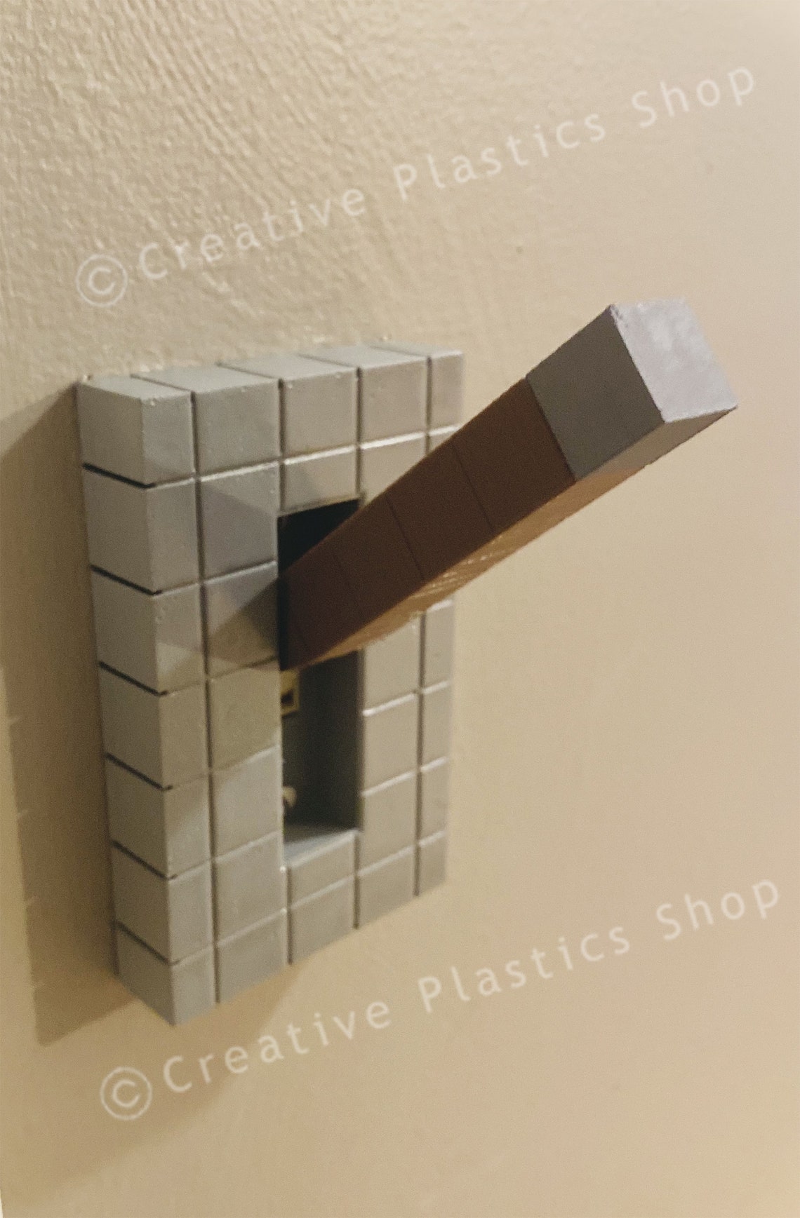 Minecraft-inspired Lever Light Switch Plate - Etsy