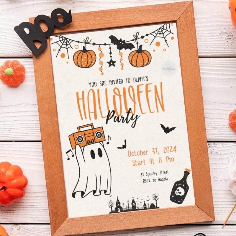 Halloween Invite - Etsy