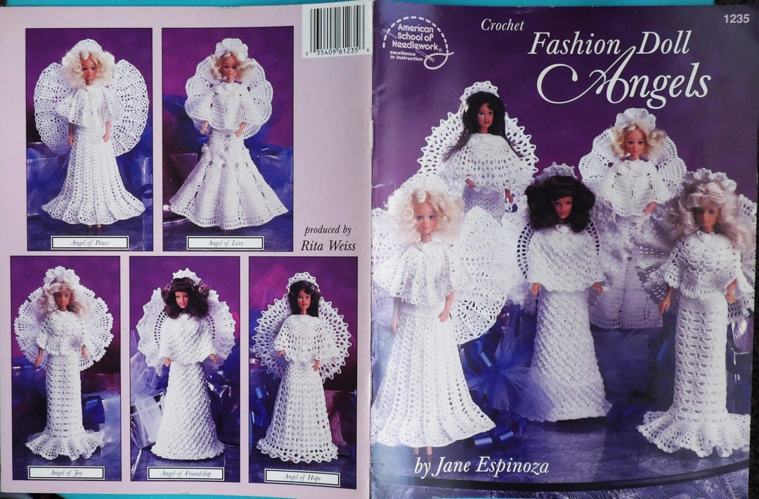 Fashion Doll ANGELS Crochet Patterns to Fit 11-1/2 Barbie - Etsy
