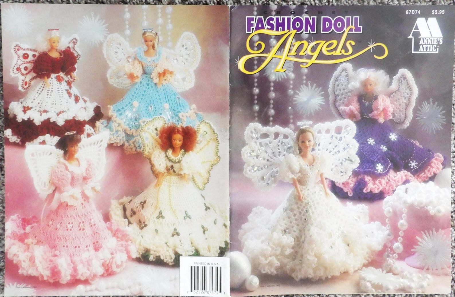 6 Crochet Patterns AA Fashion Doll ANGELS to Fit 11-1/2 Barbie - Etsy