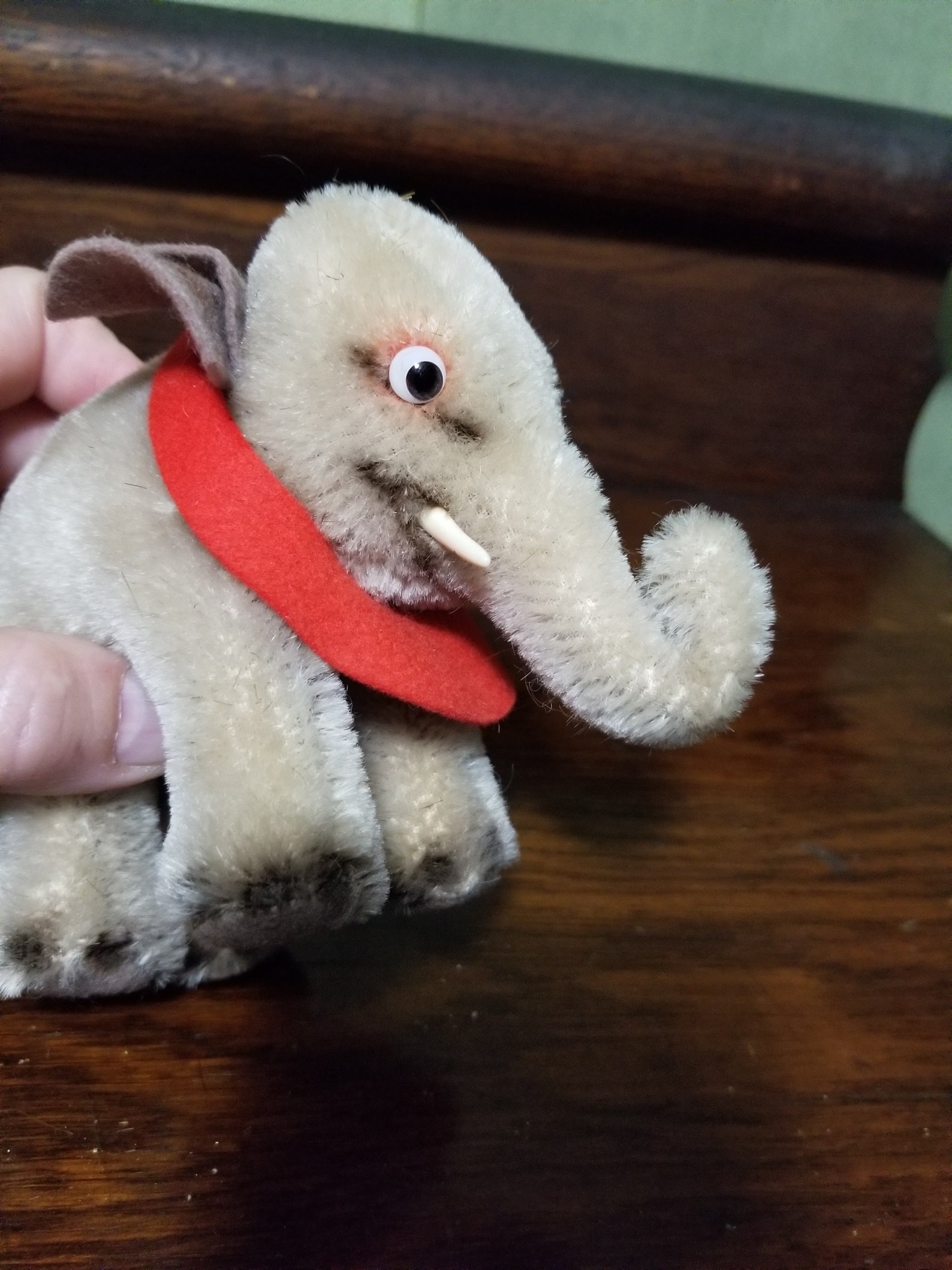 Vintage Steiff Elephant - Etsy