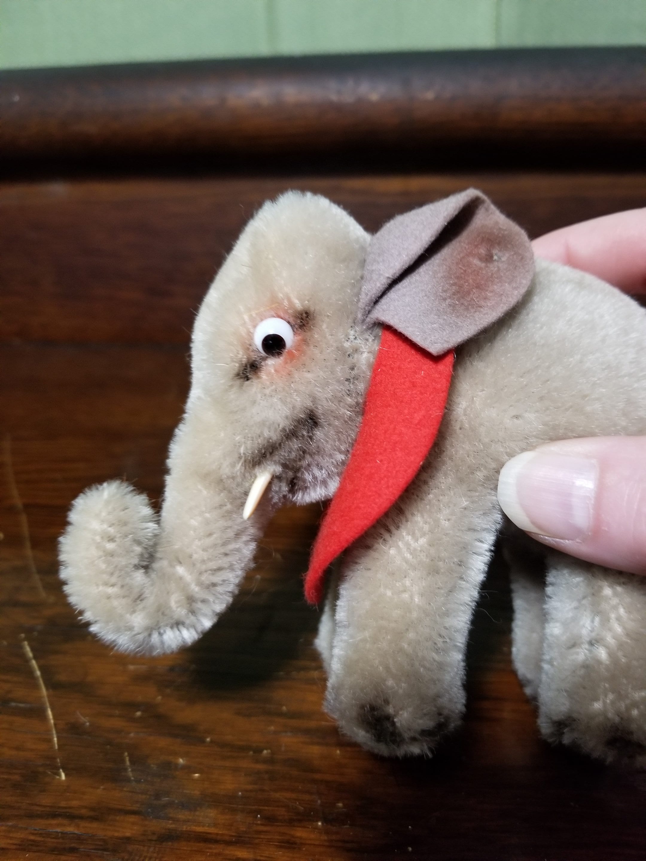 Vintage Steiff Elephant - Etsy