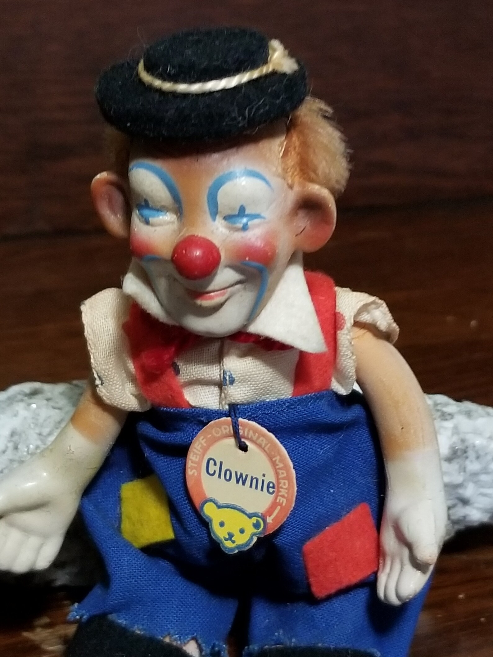 Vintage Steiff “clownie” Mini Clown - Etsy