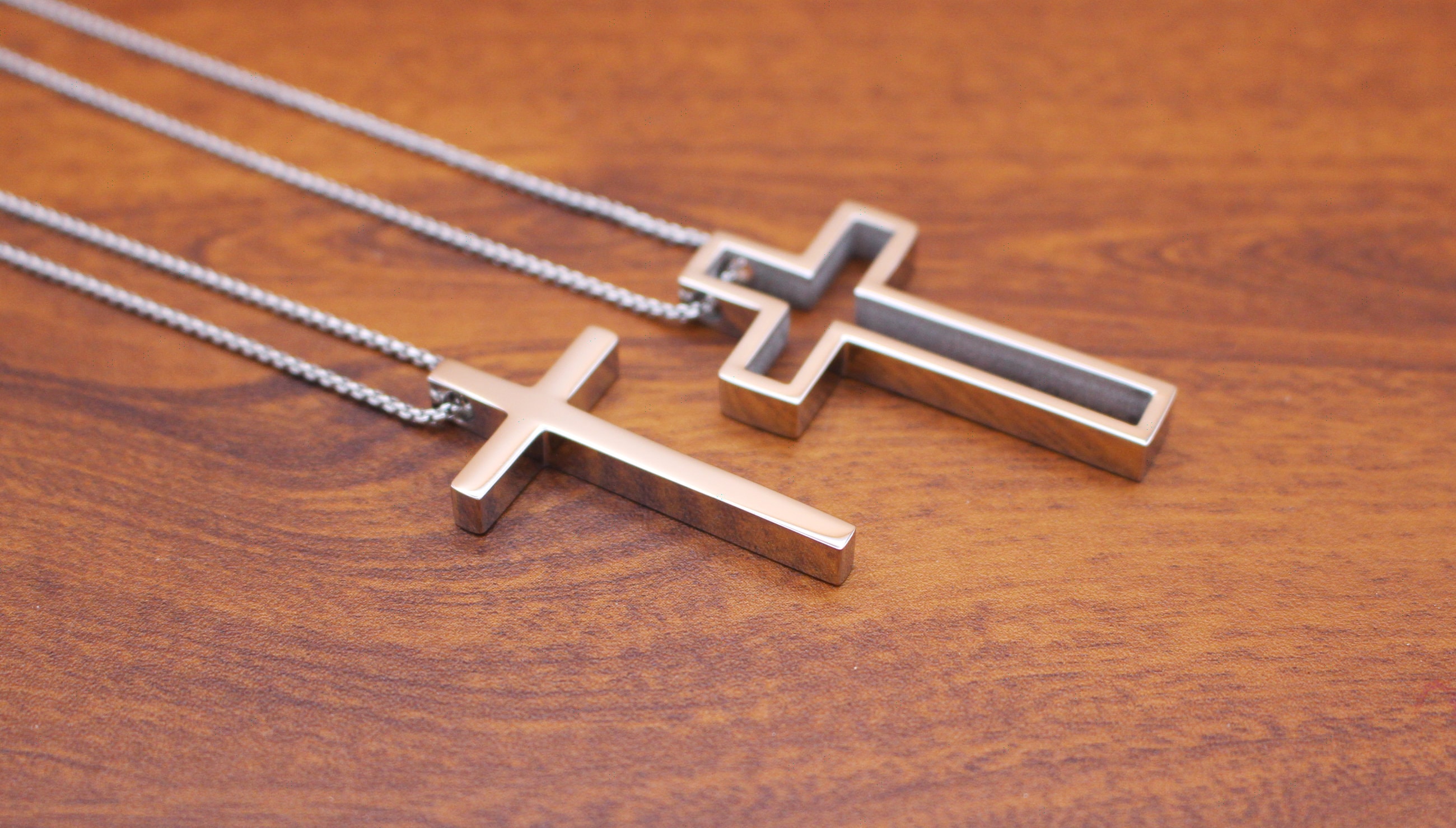 Couples Cross Faith Necklace, His and Hers Cross Necklace, Religious ...