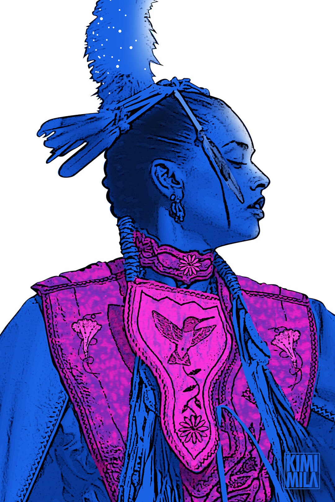 Pow Wow Princess - Limited Edition Signed & Numbered Print - Etsy