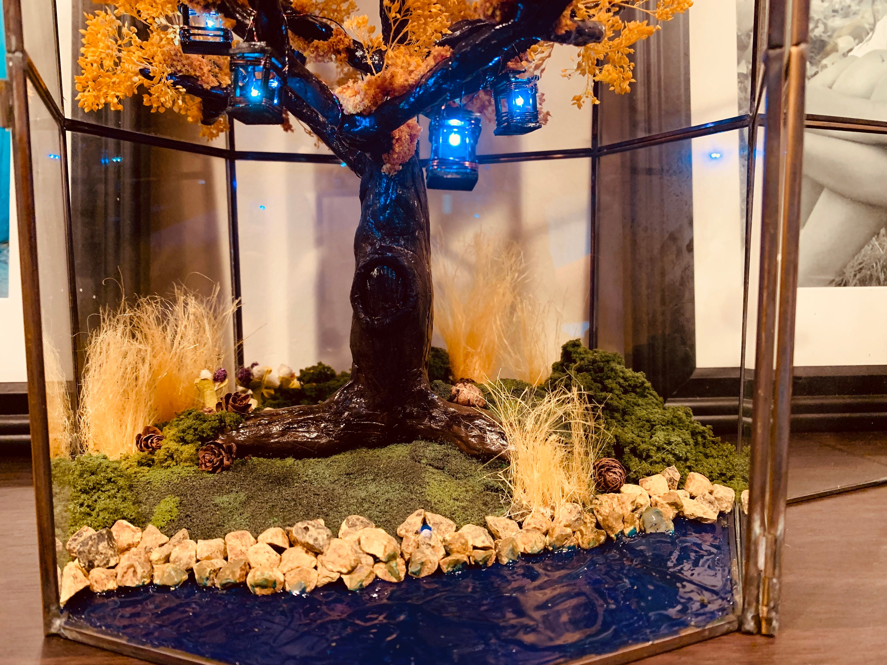 Glass Dome Tree Diorama - Etsy