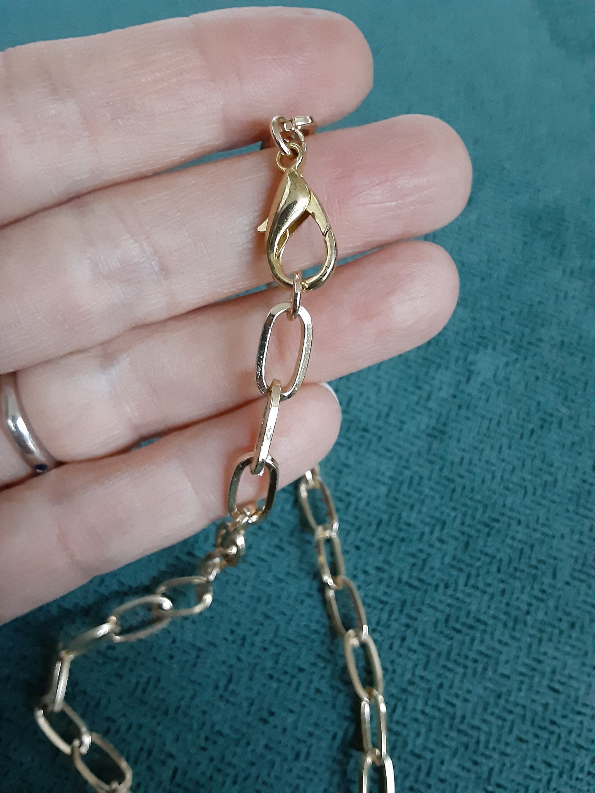 Key to Your Heart Gold Paperclip Chain Necklace - Modern - Etsy