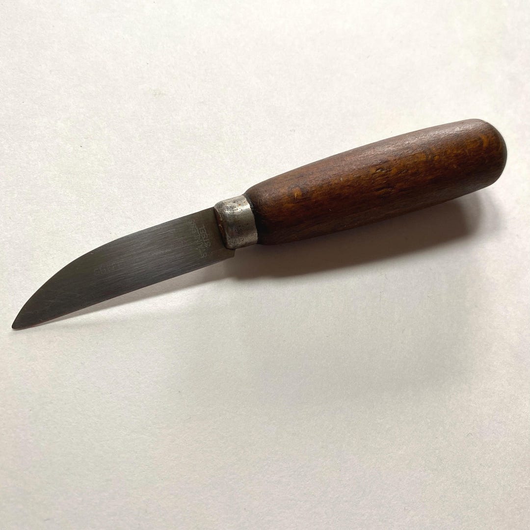 Sheffield Mini Spreader Stainless Steel With Wooden Handle Vintage ...