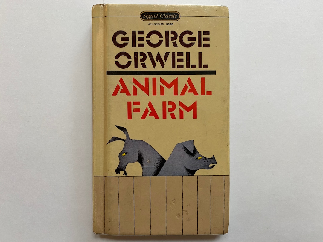 Animal Farm by George Orwell 1991 Hardcover (permabound Style) Signet ...