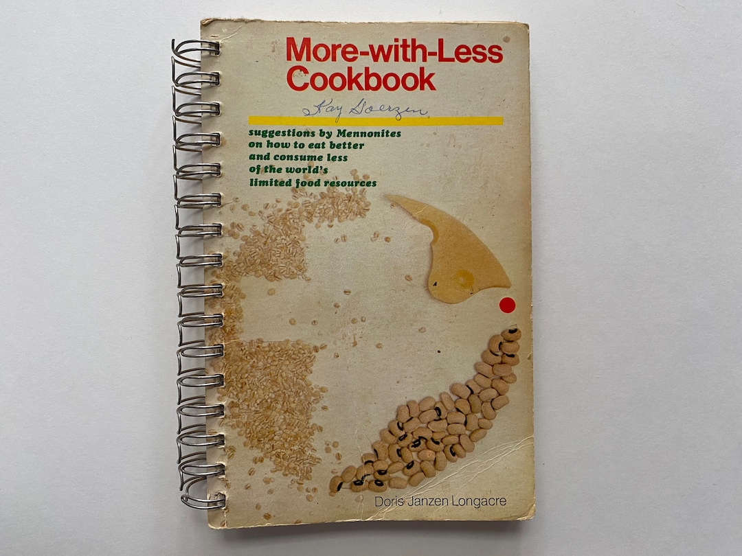 More-with-less Cookbook by by Doris Janzen Longacre 1980 World - Etsy