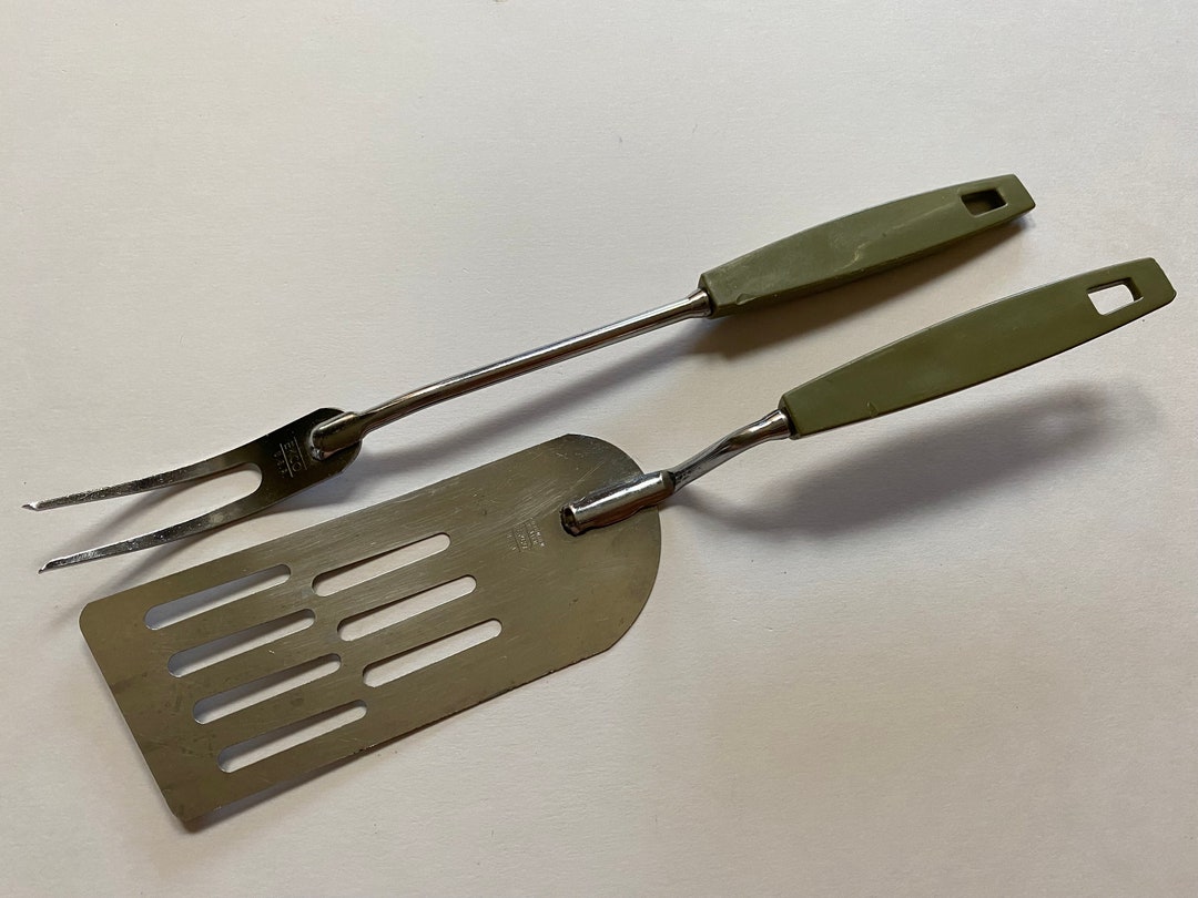 Vintage EKCO Long Angled Flipper & Serving Fork Kitchenware Utensils - Etsy