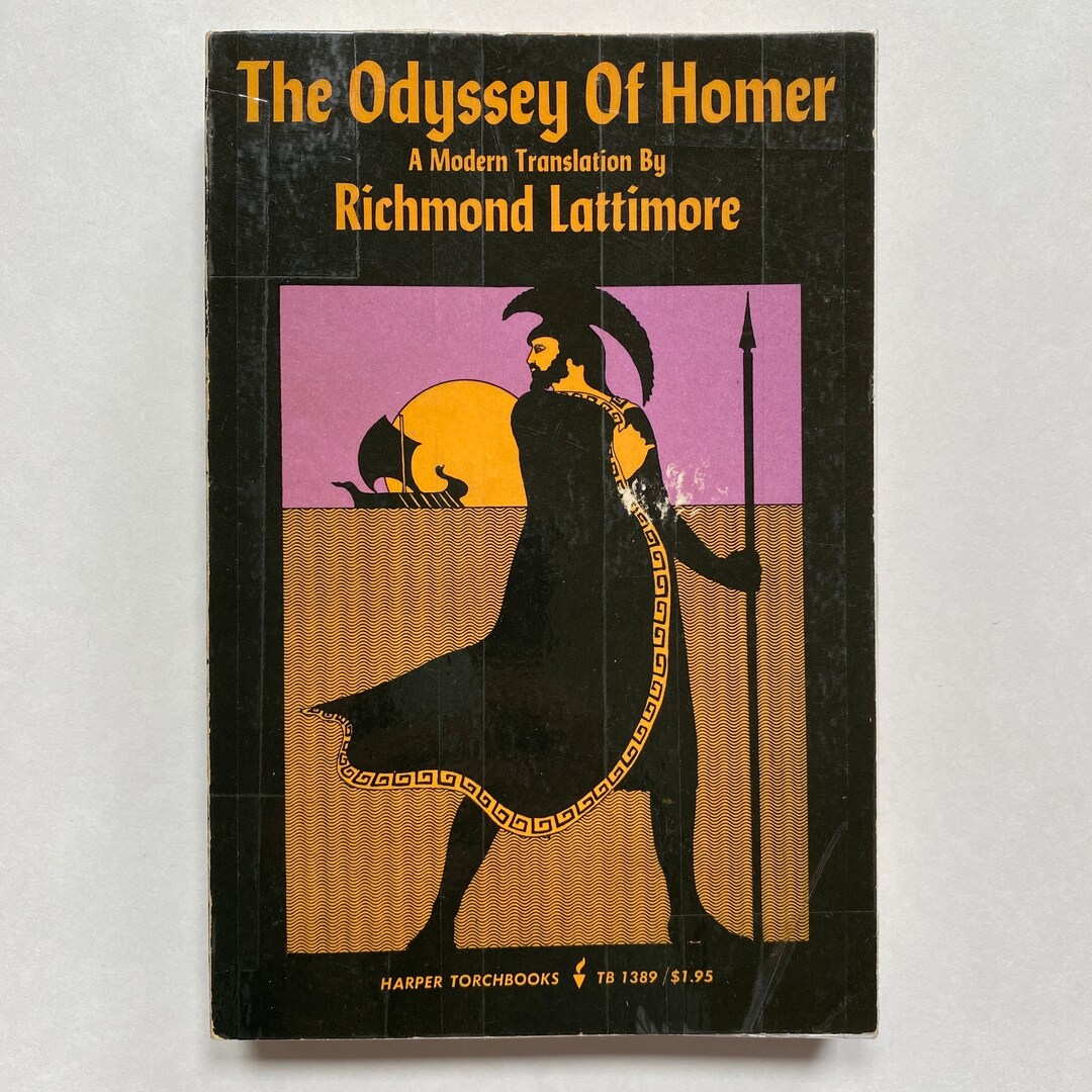 The Odyssey of Homer Translated by Richard Lattimore 1968 Softcover ...