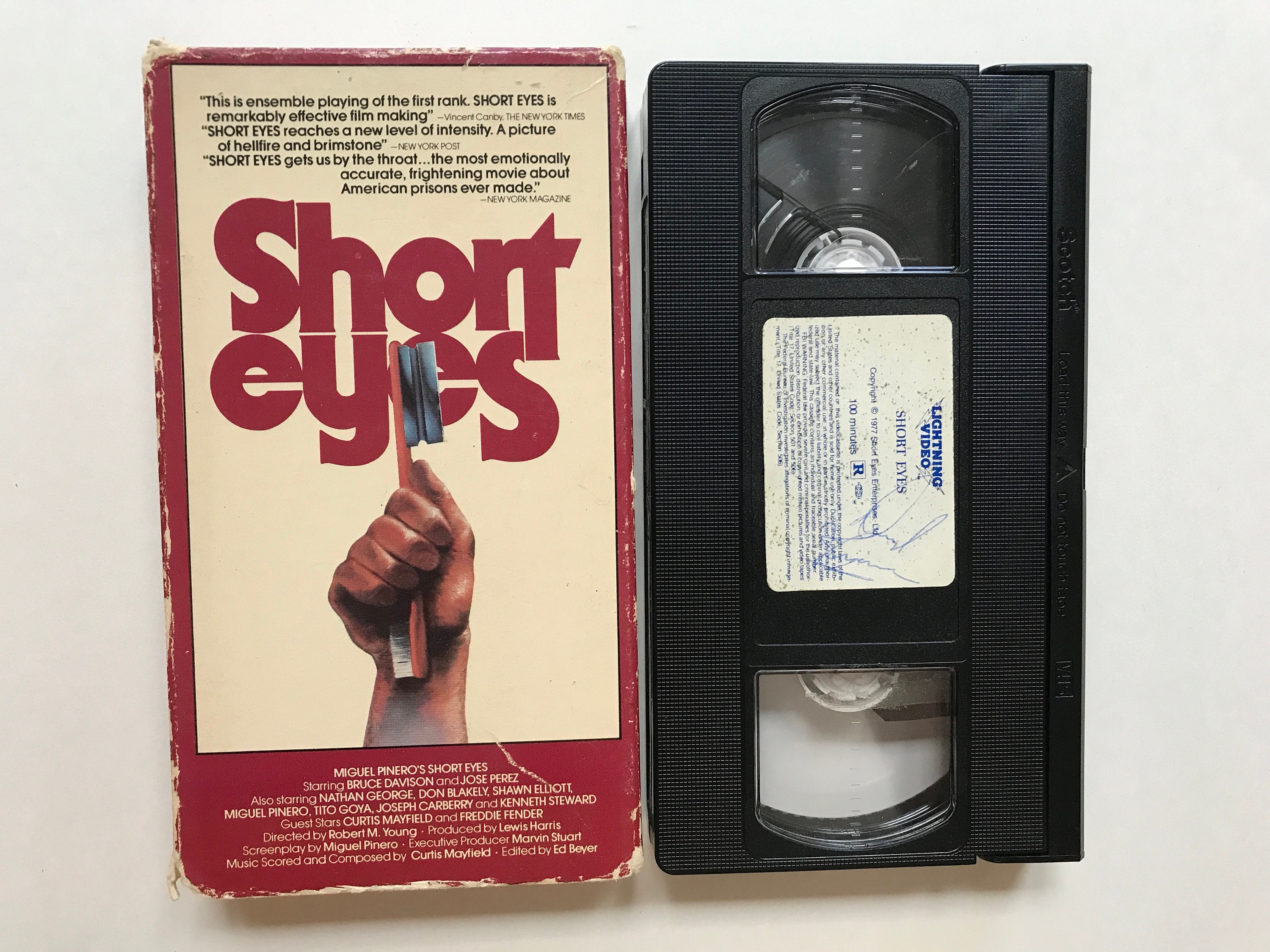 Short Eyes VHS RARE / 1985 Lightning Video / Gritty Prison - Etsy Ireland