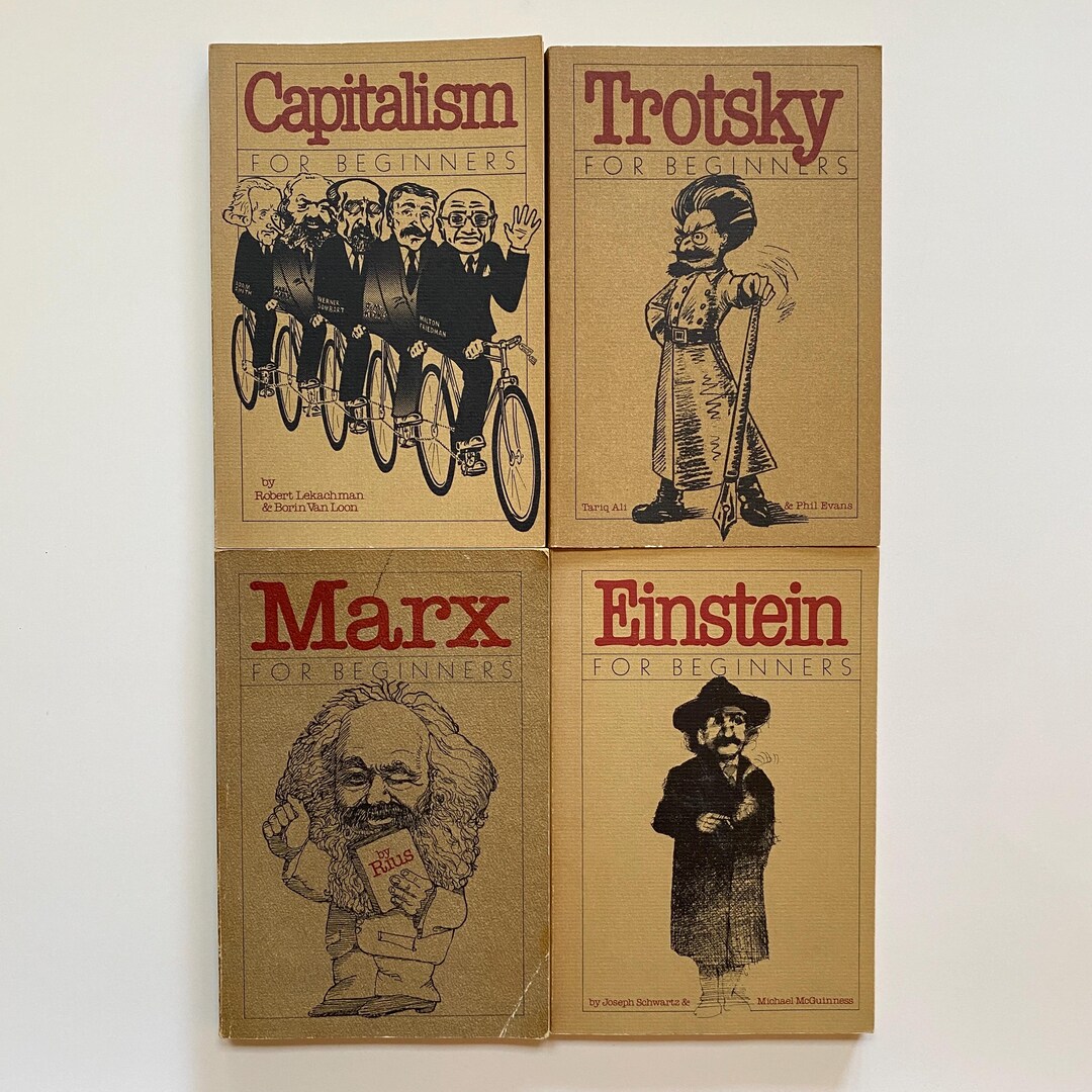 Capitalism, Trotsky, Marx, Einstein for Beginners Books 1970s-1980s ...