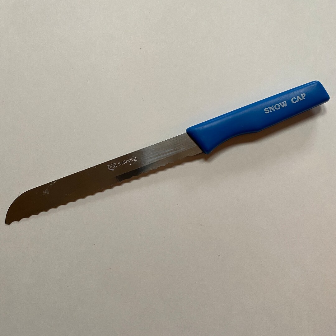 Solingen Knife Snow Cap Baking Supply Store Plastic Handle Vintage ...