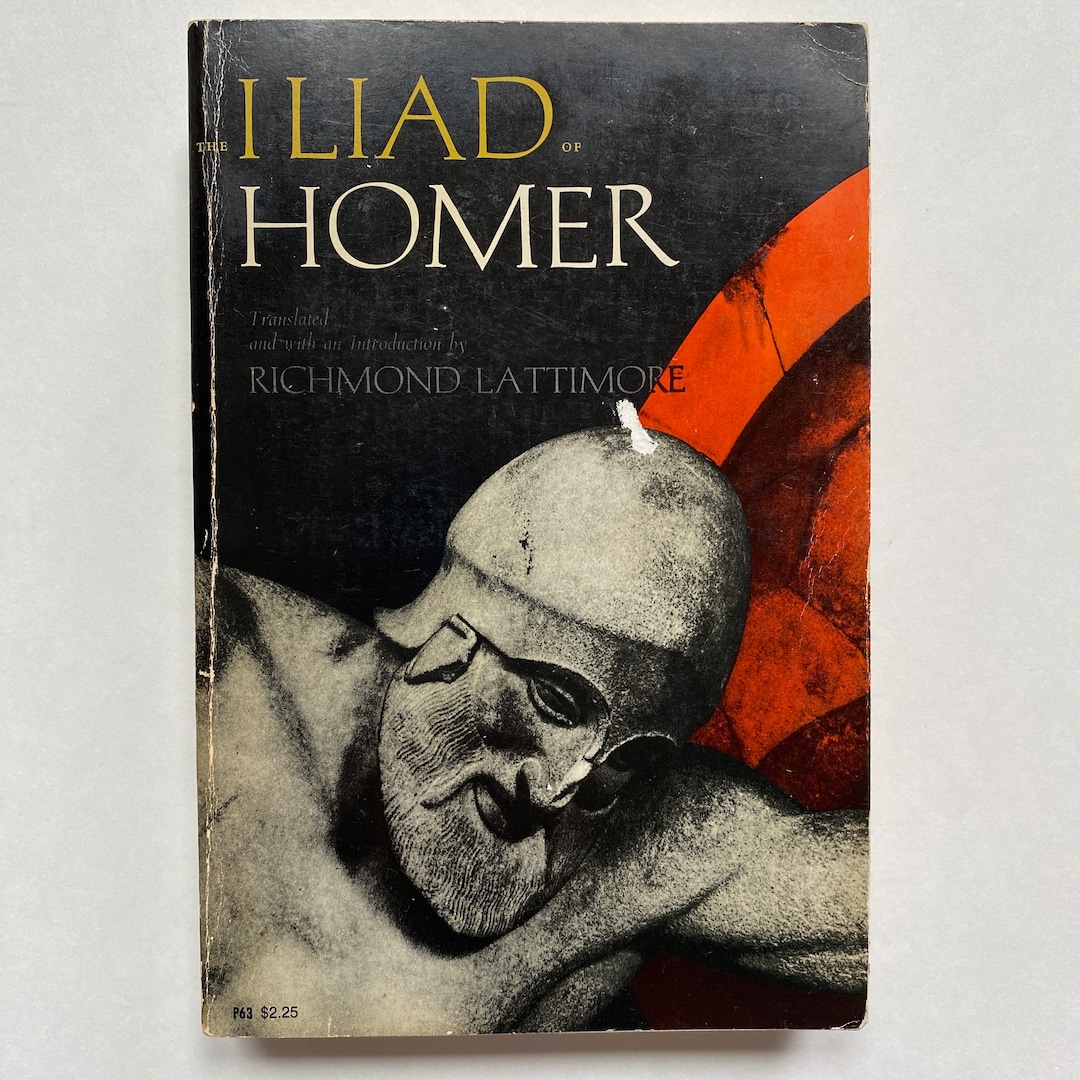 The Iliad of Homer Translated by Richard Lattimore 1970 Softcover ...