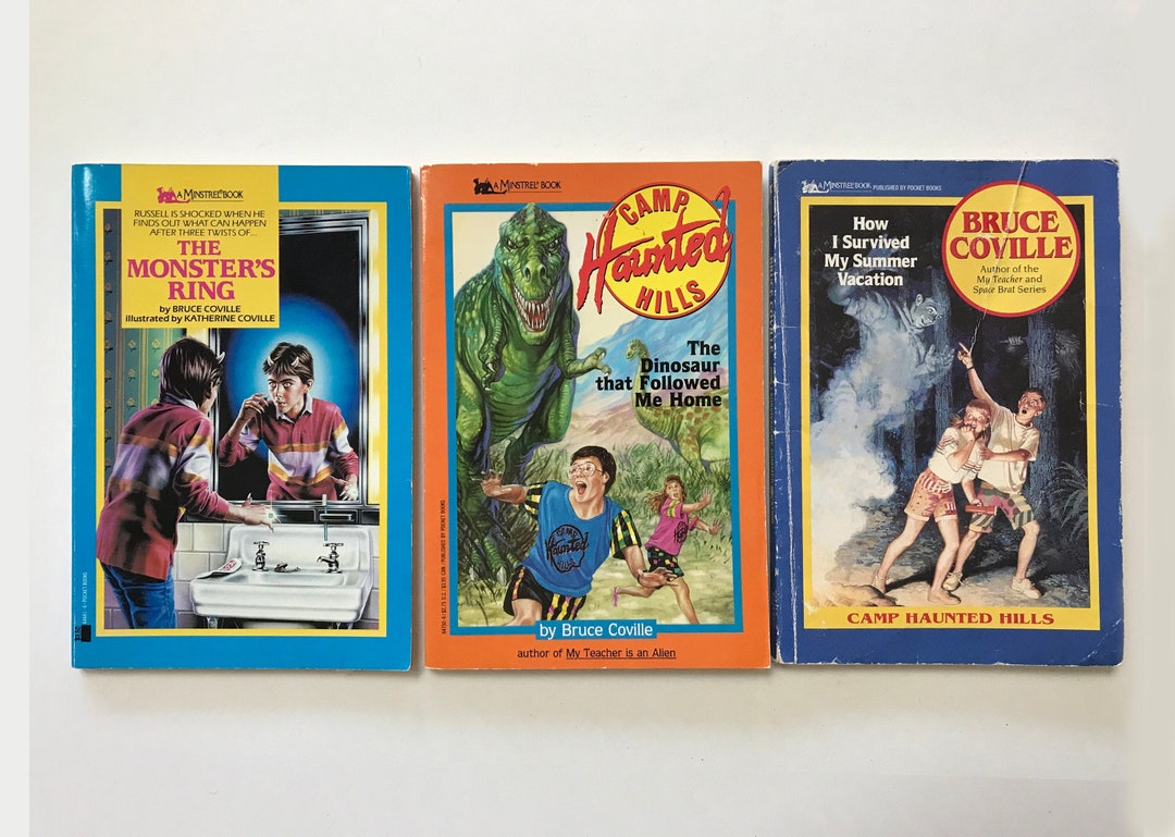 Bruce Coville 3 Books: the Monster's Ring the Dinosaur - Etsy