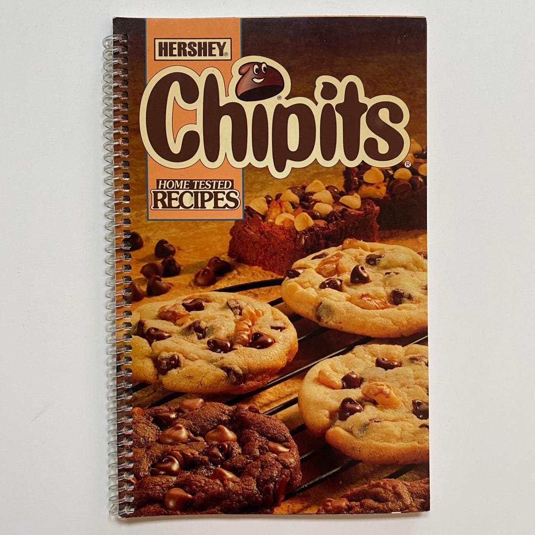 Hershey Chipits Home Tested Recipes 1990s Softcover Spiral Ring Bound ...
