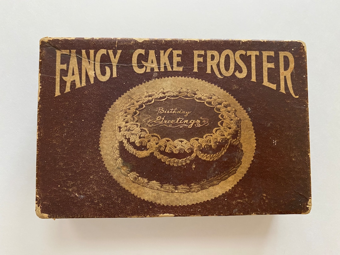 Fancy Cake Froster Icing Frosting Tool Kit VTG Cookware Bakeware ...