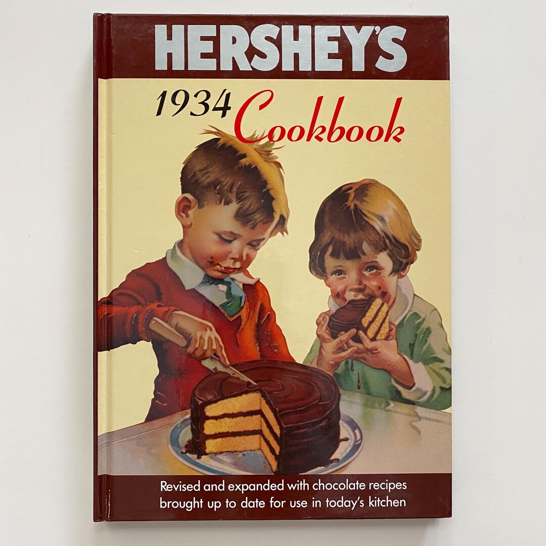 Hersheys 1934 Cookbook 1992 Hardcover Dessert Recipes - Etsy