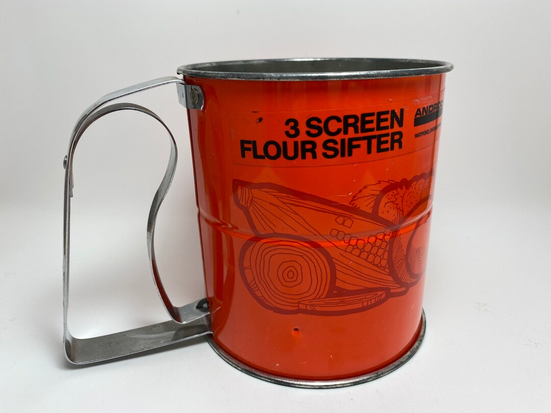 Androck 3 Screen Flour Sifter Tamis a Farine a Trois Toiles Vegetable ...