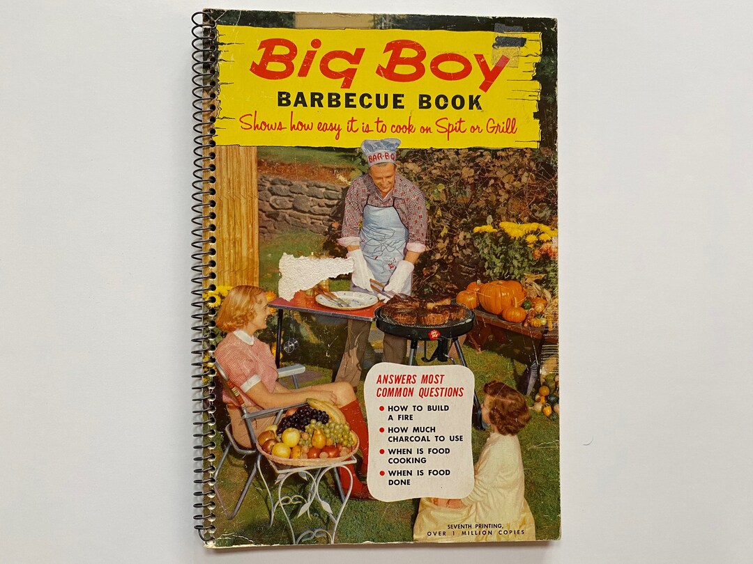 Big Boy Barbecue Book by Recipe Testing Bbq Institute 1956 Softcover ...