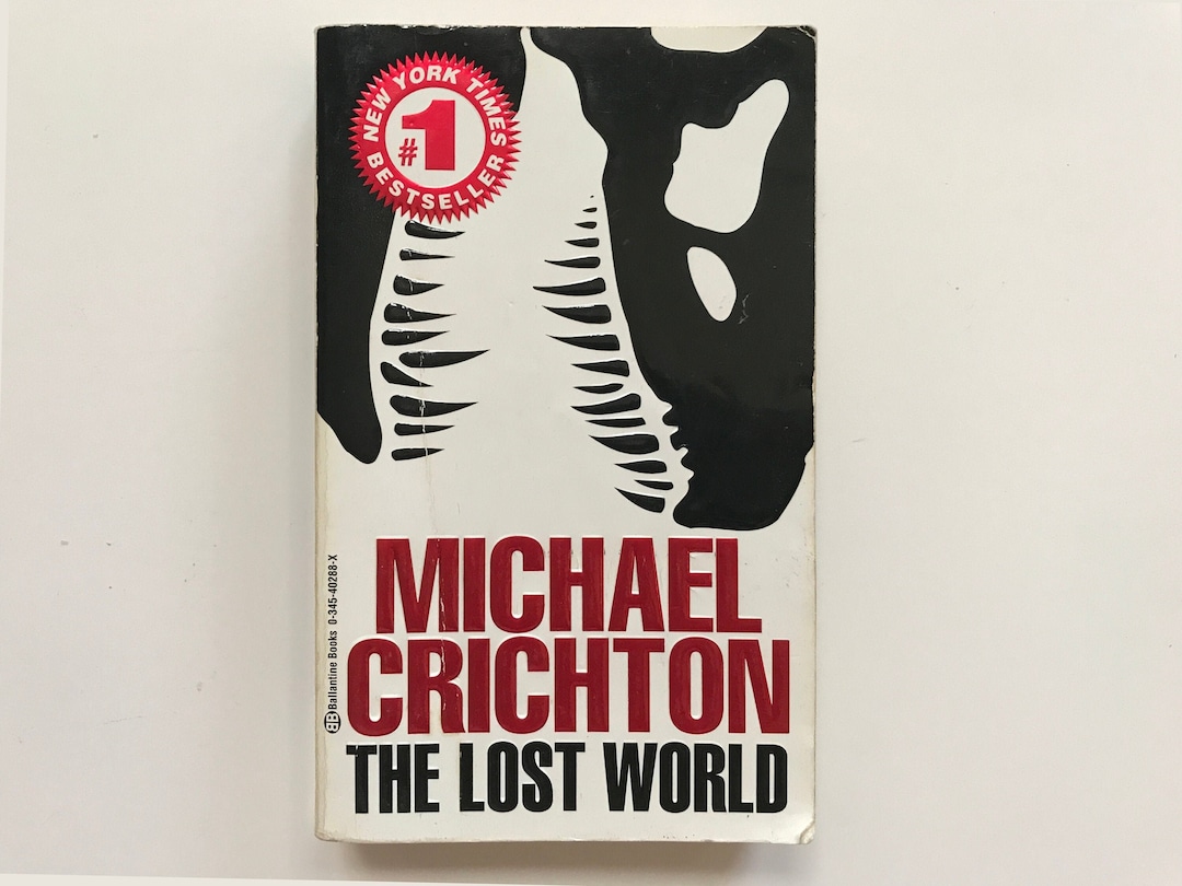 The Lost World by Michael Crichton 1995 Paperback Book 1st Printing Ballantine Edition Thriller ...