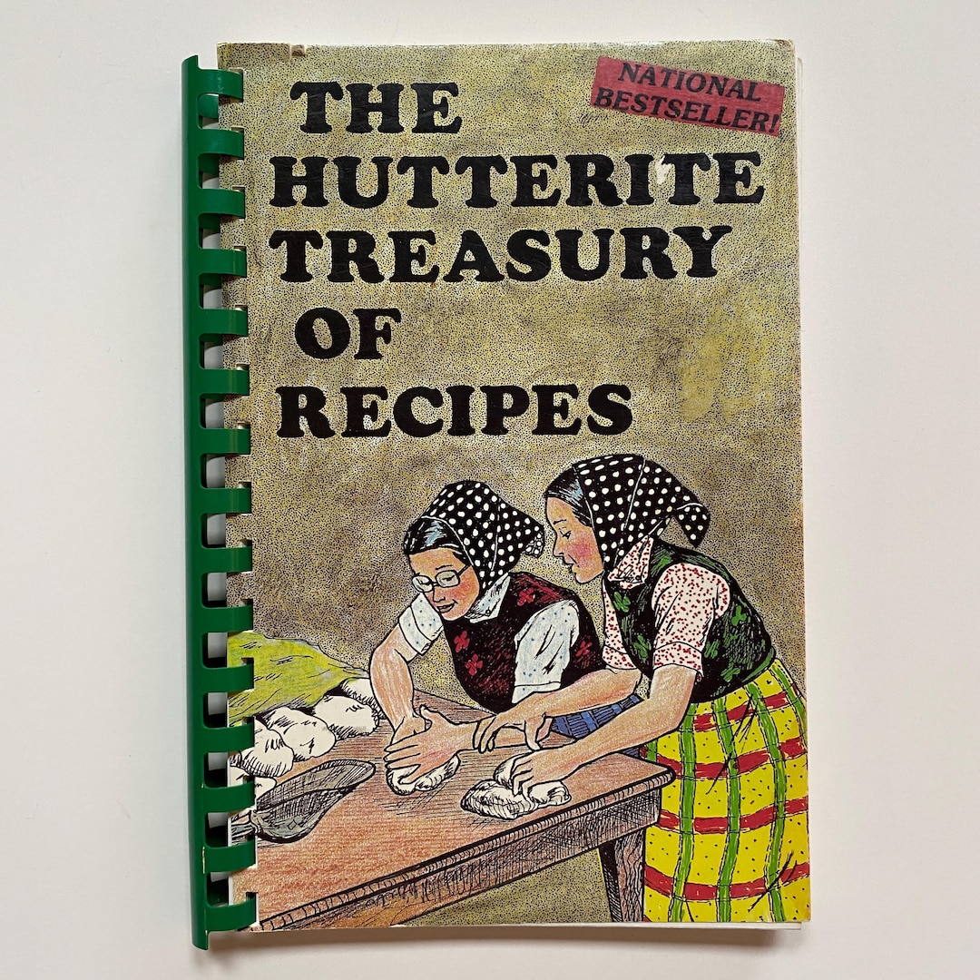 The Hutterite Treasury of Recipes by Sam Hofer 1986 Softcover Comb Bound Mennonite Cookbook - Etsy