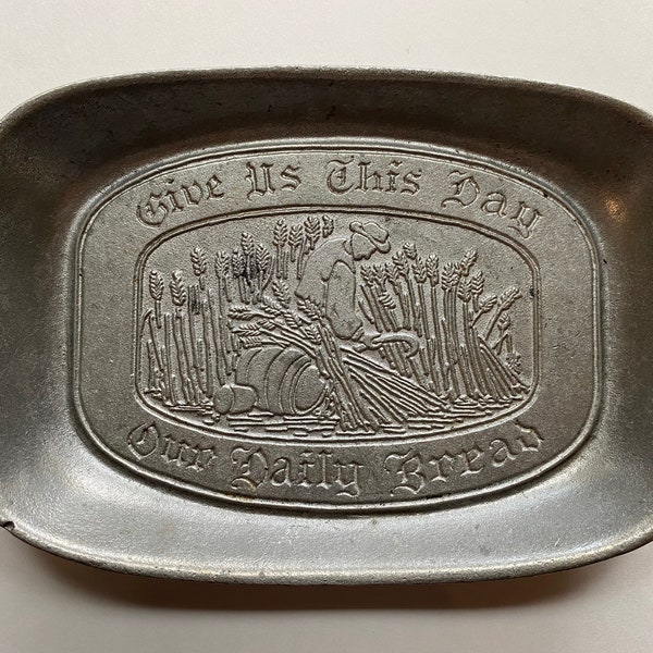 Give Us This Day Our Daily Bread Vintage Plate - Etsy