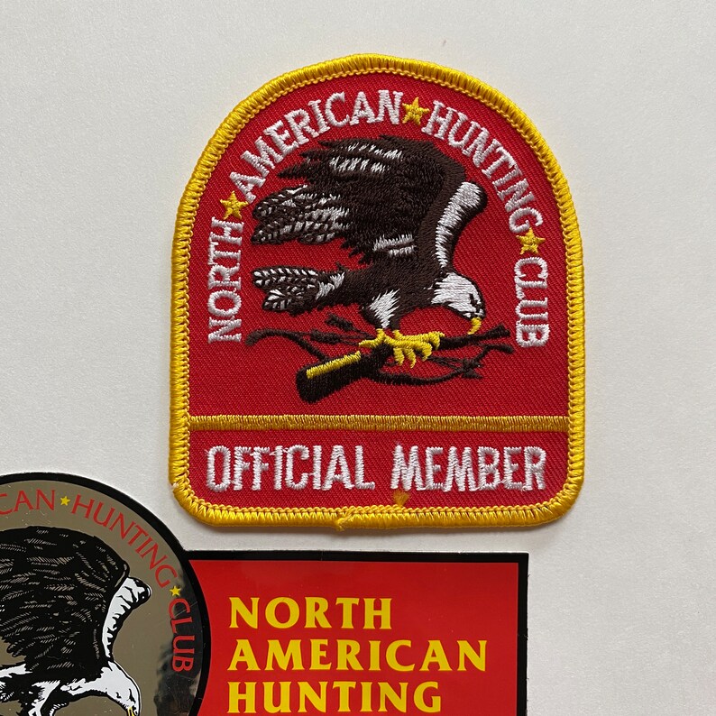 North American Hunting Club Official Member Patch and Sticker – Vintage ...