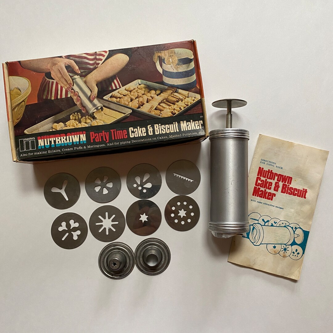 Nutbrown Party Time Cake & Biscuit Maker With Original Box and Booklet ...