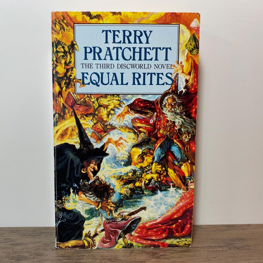 Equal Rites by Terry Pratchett - 1987 Corgi Paperback - Third Discworld ...