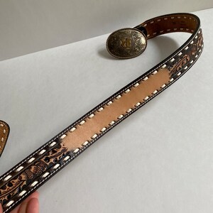 Montana Silversmiths Buckle Initialed With the Letter 'R' & Hand Tooled ...