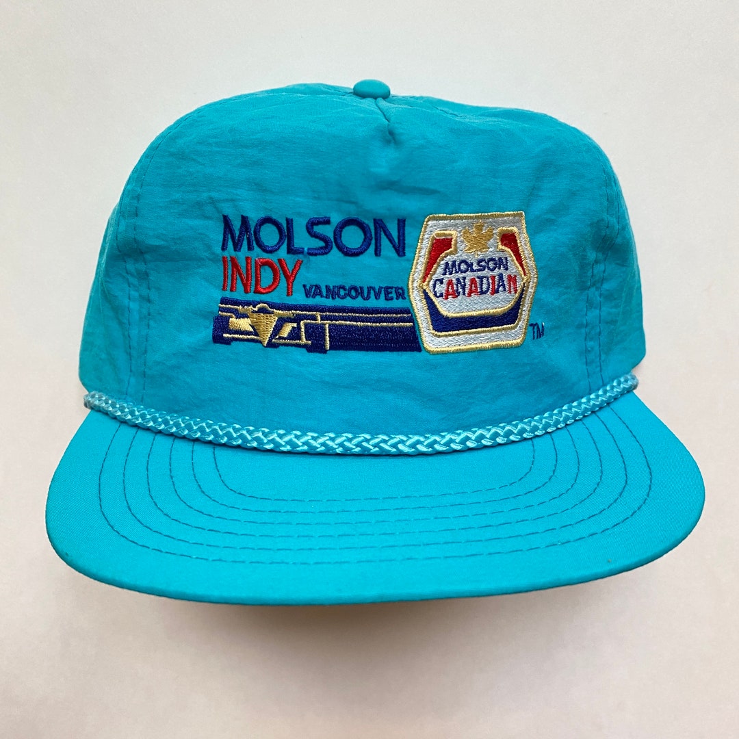 Vintage Neon Blue Molson Indy Vancouver Molson Canadian Hat - Etsy