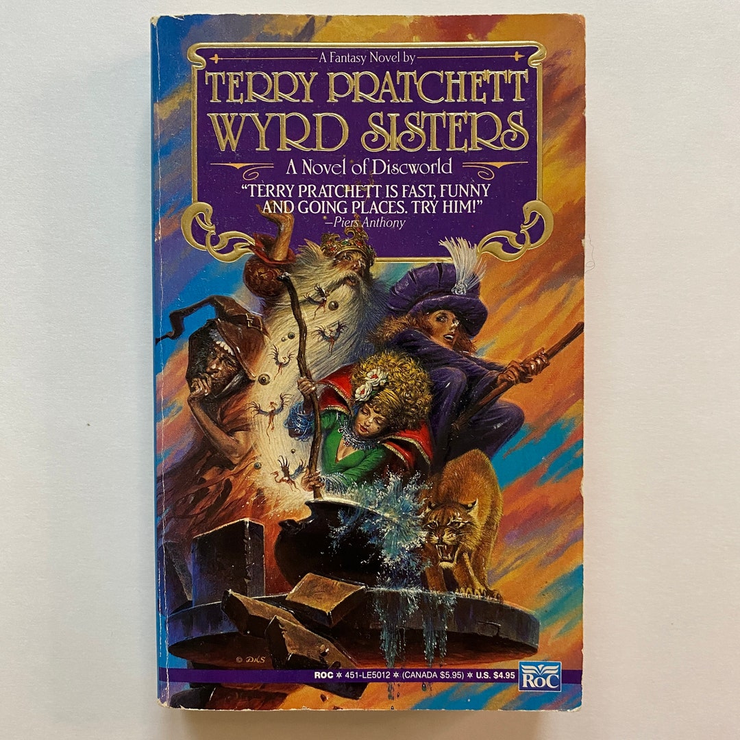 Wyrd Sisters by Terry Pratchett 1990 Paperback Book 1st Printing ROC ...