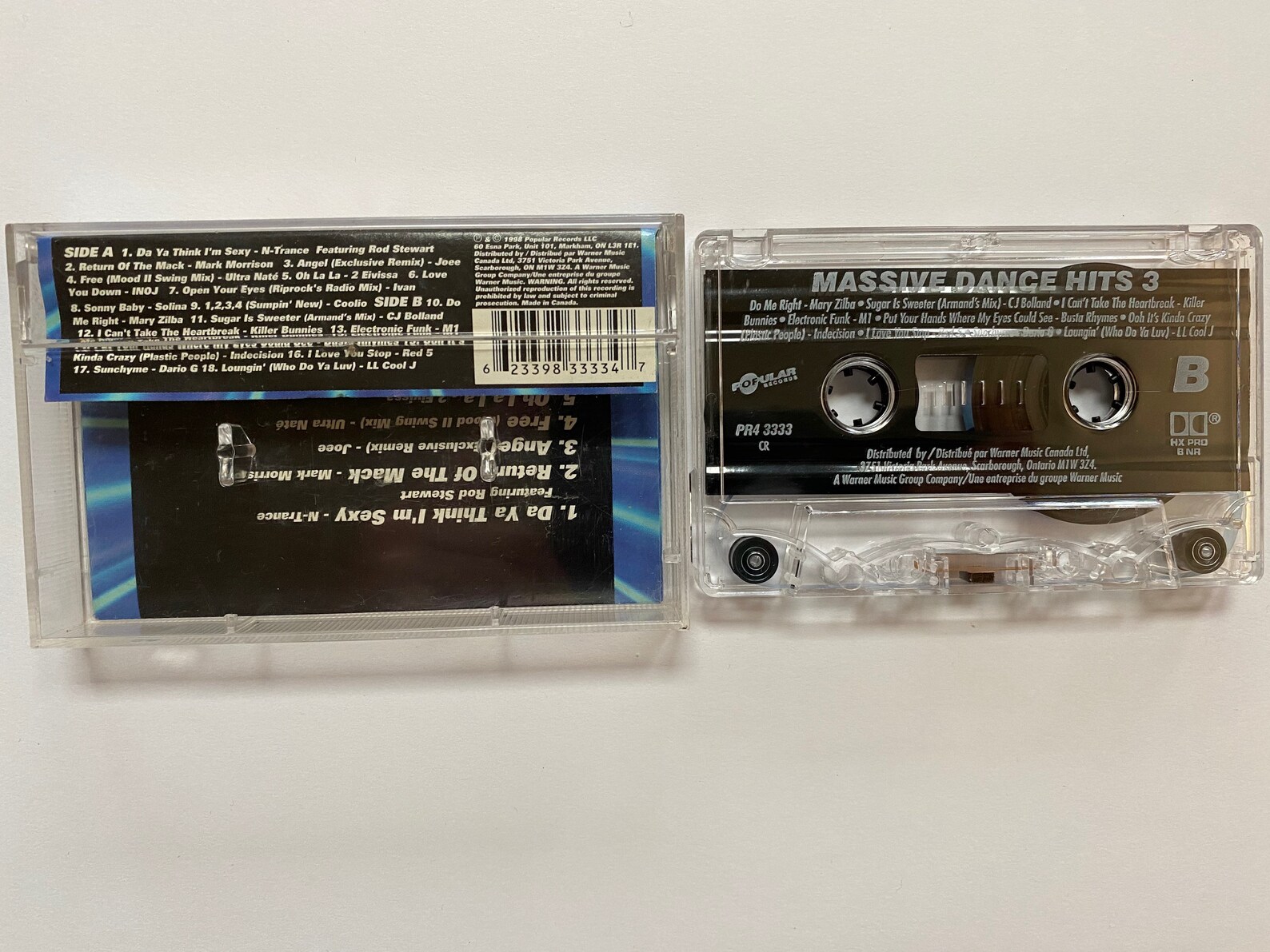 Massive Dance Hits 3 1998 Vintage Cassette Tape Tested Working - Etsy