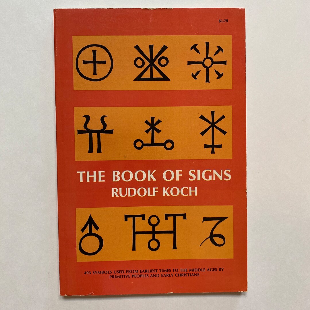 The Book of Signs by Rudolf Koch 1955 Softcover Dover Edition - Etsy