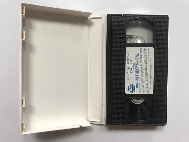The Manhattan Project VHS Video Tape 1986 HBO Cannon Video - Etsy