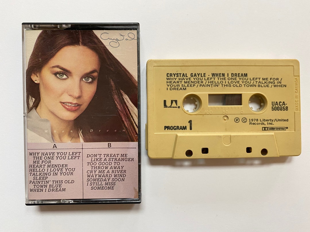 Crystal Gayle - When I Dream 1978 / Vintage Cassette Tape / Tested ...