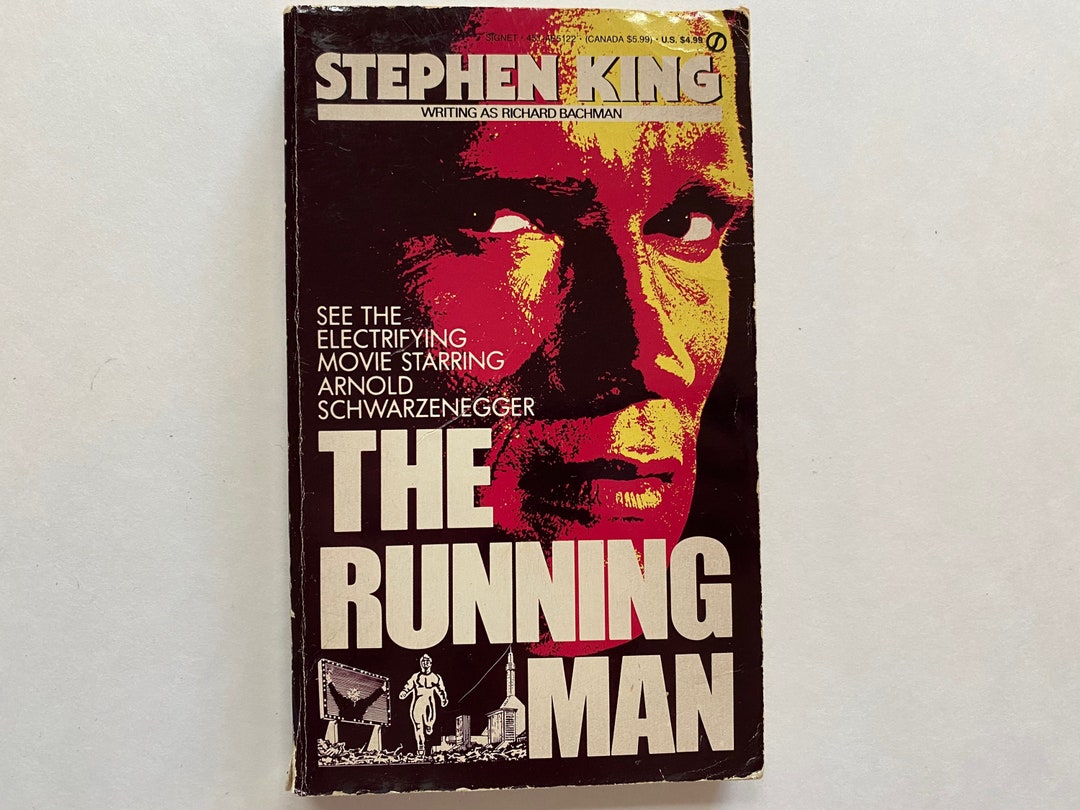 The Running Man by Stephen King 1982 Paperback Movie Tie-in Signet ...